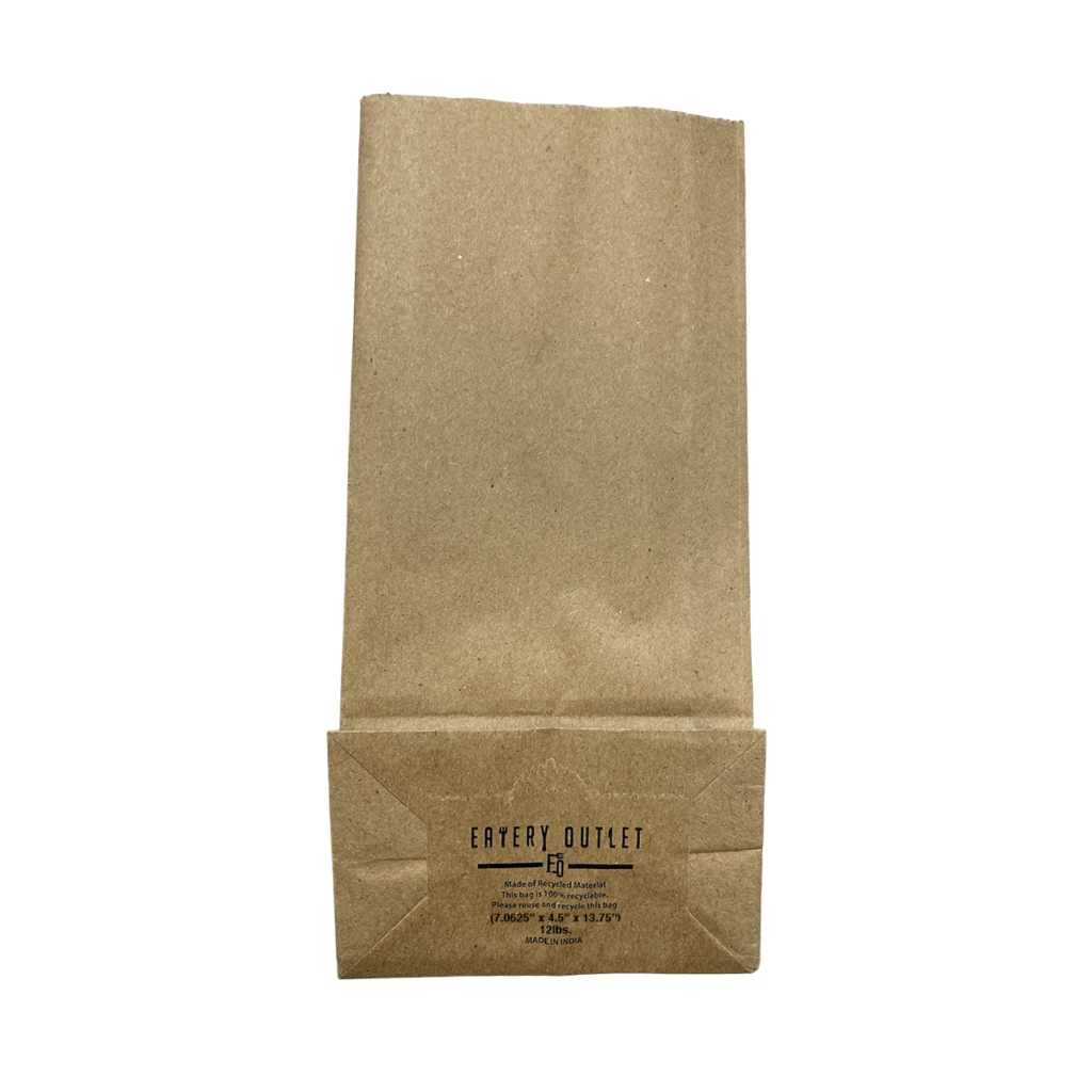 Brown Paper Bags - 12 LB (500 pcs) - Eatery Outlet